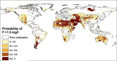 Global fluoride and arsenic contamination of water mapped | News ...
