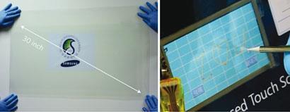 First graphene touchscreen | News | Chemistry World